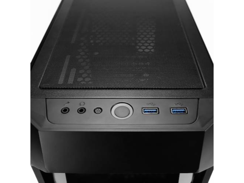 Antec DF500 RGB Tempered Glass Black Mid Tower Desktop Case | PC Cases ...