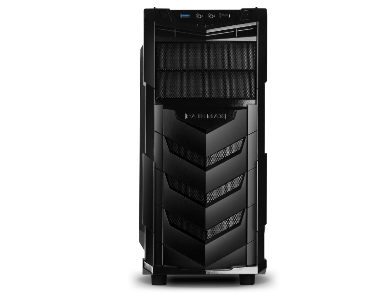 Raidmax Vortex V4 Black & Red Windowed Mid Tower Desktop PC Case | PC ...