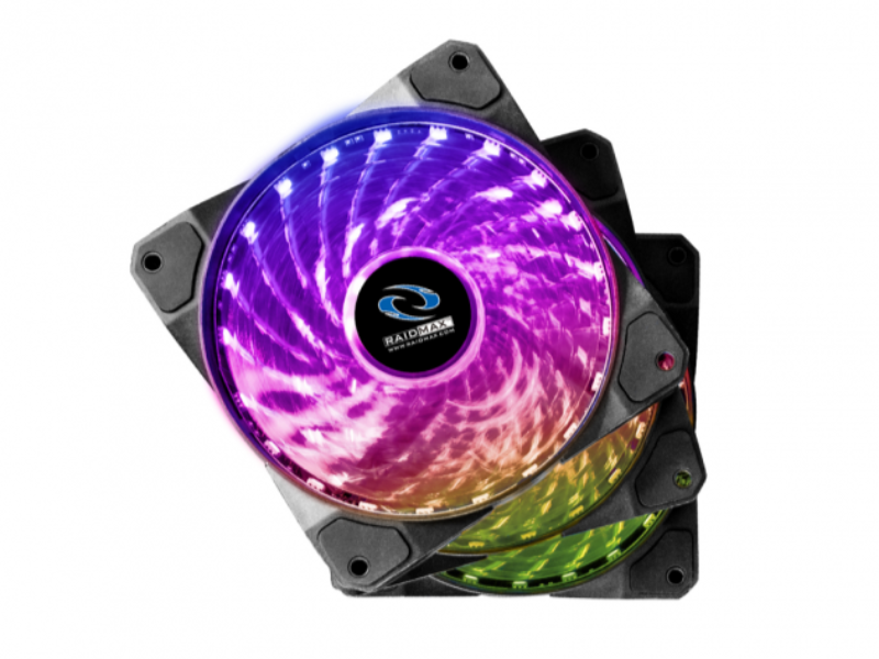 Raidmax 3 x 120mm 1200RPM RGB LED Case Fan Pack | PC Case Fans ...