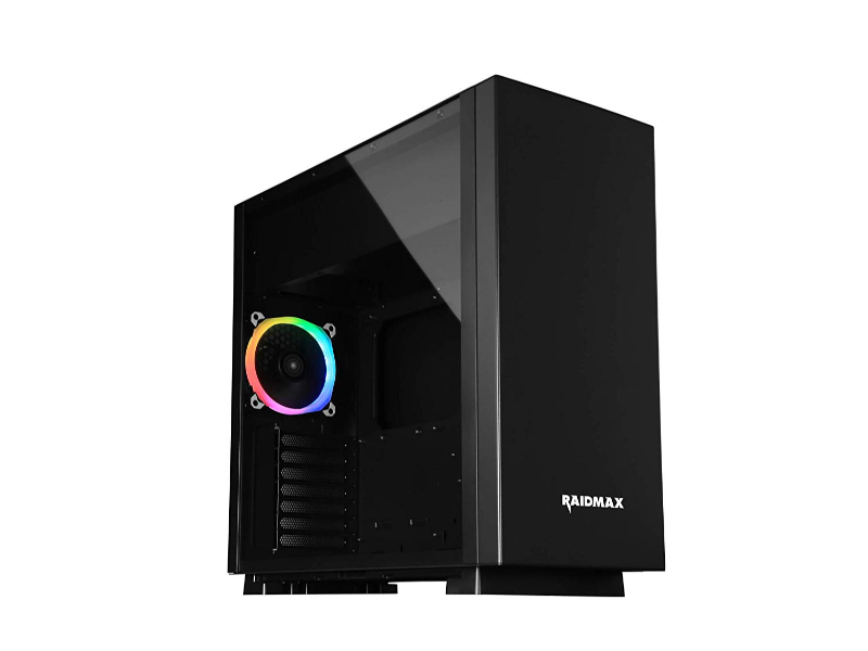 Raidmax Enigma RGB Tempered Glass Black Mid Tower Desktop PC Case | PC ...