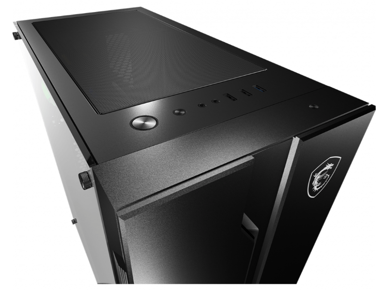 MSI MAG Vampiric 010 RGB Tempered Glass Mid Tower Desktop PC Case | PC ...