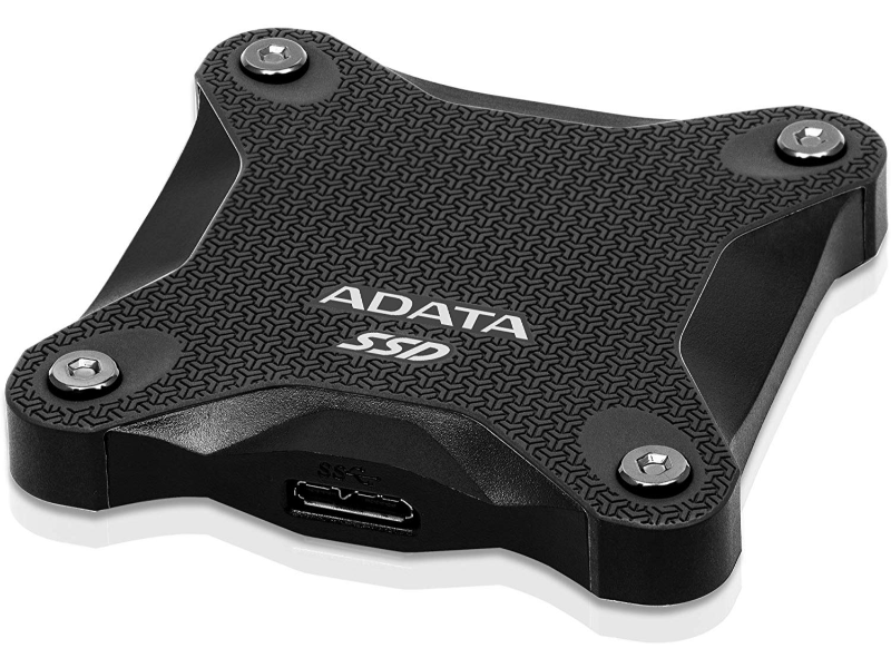 Adata SD600 256GB 3D NAND USB 3.1 Black External Solid State Drive ...