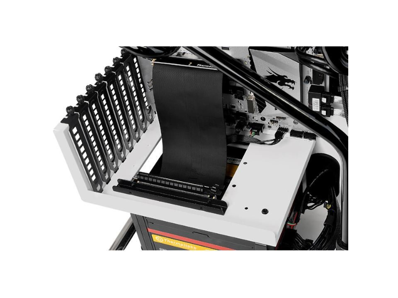 Thermaltake Gaming PCI-e 3.0 X16 200mm Black Riser Cable | PCIE Riser ...