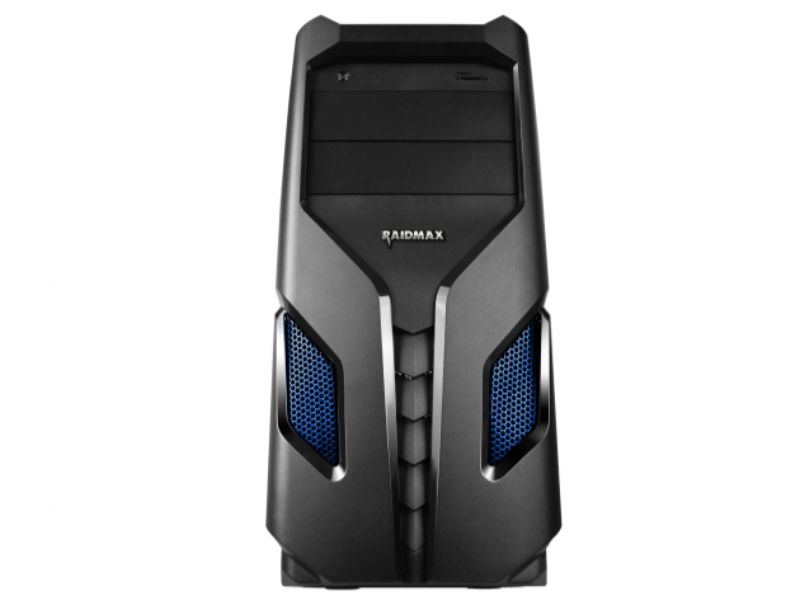 Raidmax Exo SE Windowed Blue Black Mid Tower Desktop PC Case | PC Cases ...