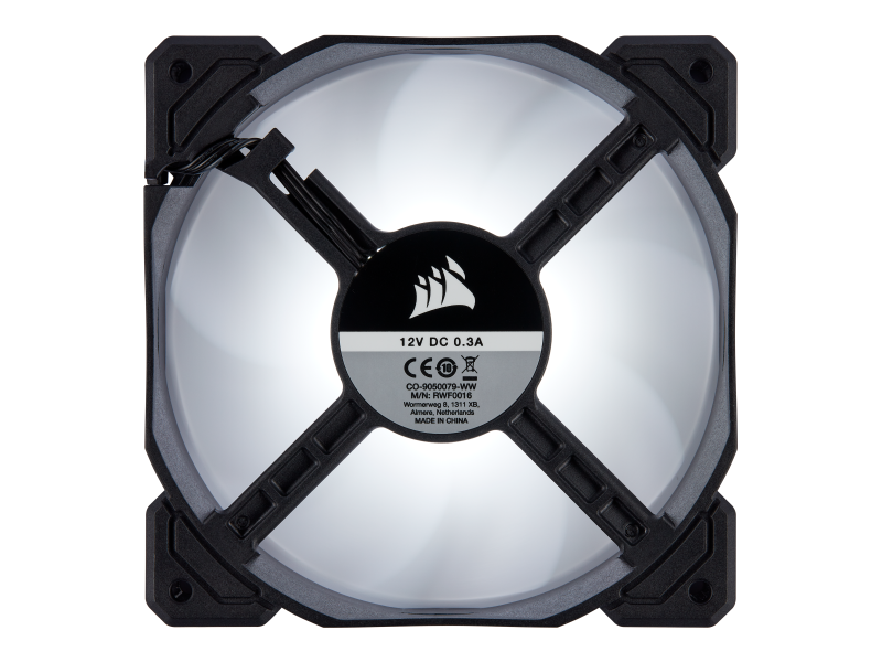 Corsair AF120 LED (2018) White 3 x 120mm 1400RPM Fan Pack | PC Case ...
