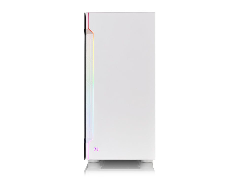 Thermaltake H200 Tempered Glass RGB White Mid Tower Desktop PC Case ...