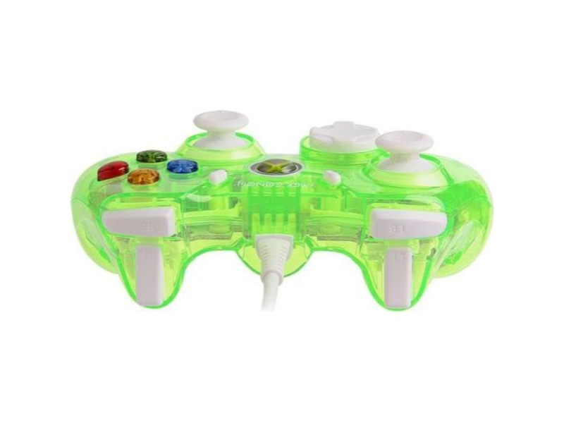 PDP Rock Candy Xbox 360 Transparent Green (Lalalime) Wired Controller ...