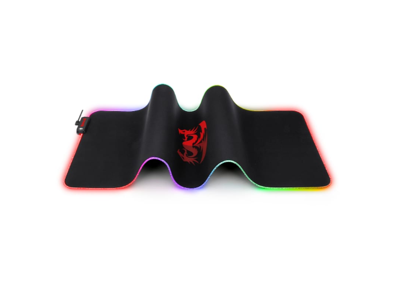 Redragon Neptune RGB 800mm x 300mm x 3mm Extended Gaming Mouse Pad ...