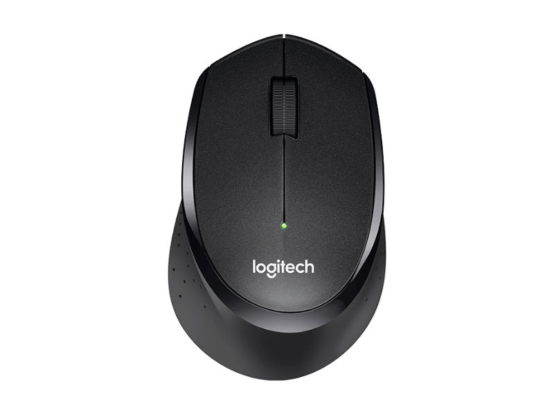Logitech B330 Silent Plus Ergonomic Black Wireless Mouse | Mice ...
