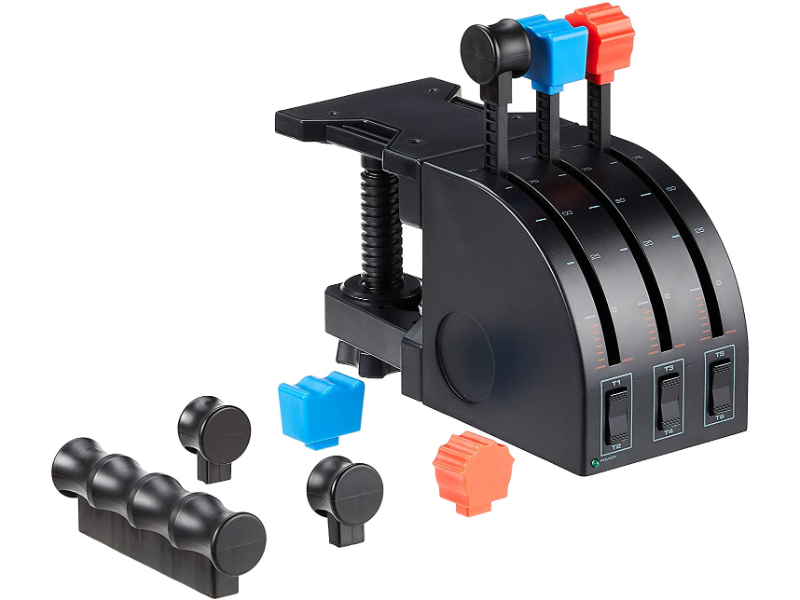 Logitech Flight Throttle Quadrant Professional Simulation Axis Levers ...