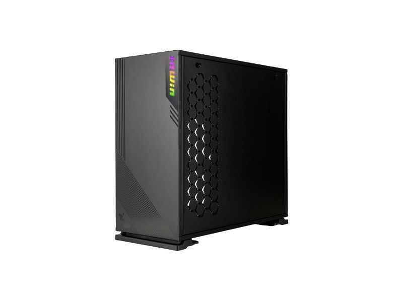 InWin 103 BLACK Tempered Glass Black Steel ATX Mid Tower Desktop PC ...