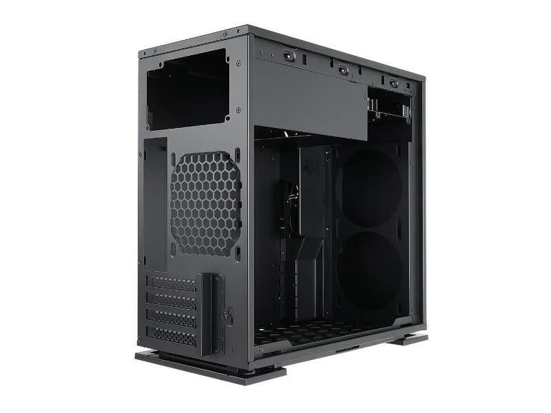 InWin 301C Black RGB Tempered Glass Micro-ATX Mini-Tower Desktop PC ...