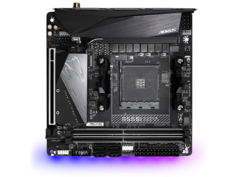Gigabyte B550I AORUS PRO AX AMD AM4 Socket Mini-ITX Desktop Motherboard | AMD Motherboards ...