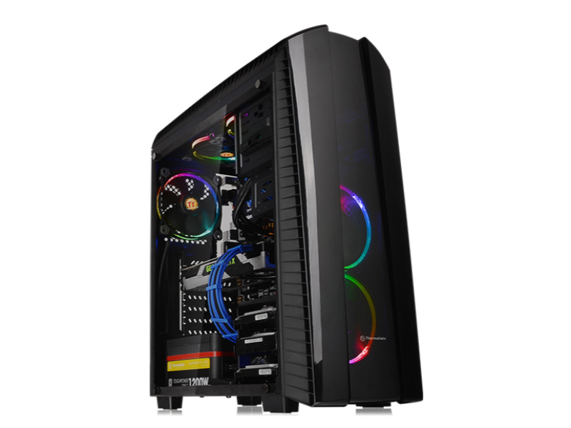 Thermaltake Versa N27 Black Mid Tower Desktop PC Case | PC Cases ...