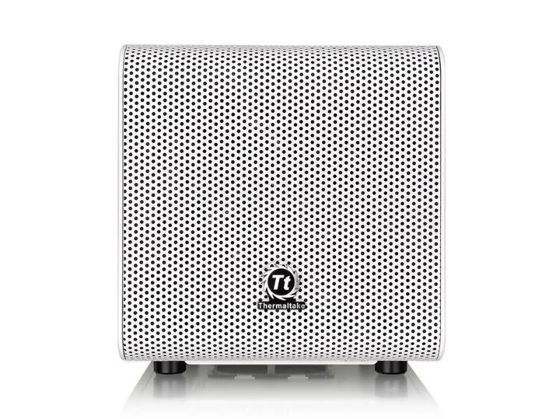 Thermaltake Core V1 Mini ITX Cube White Desktop PC Case | PC Cases ...