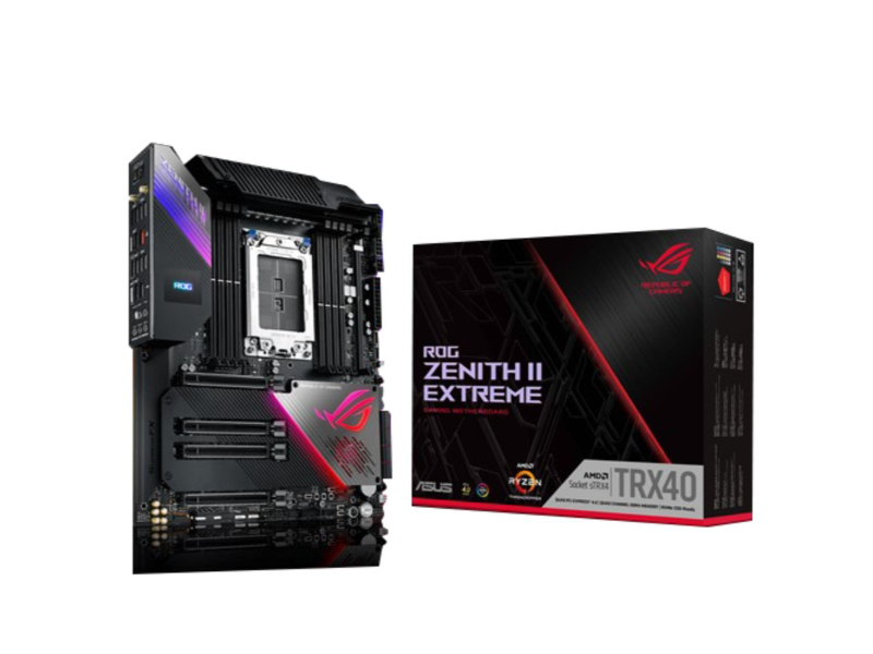 ASUS ROG ZENITH II EXTREME AMD TRX40 Socket E-ATX Desktop Gaming ...