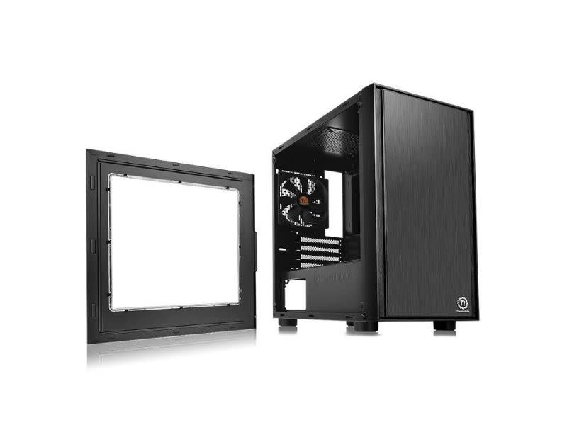 Thermaltake Versa H17 Windowed Black Micro Tower Desktop PC Case | PC ...
