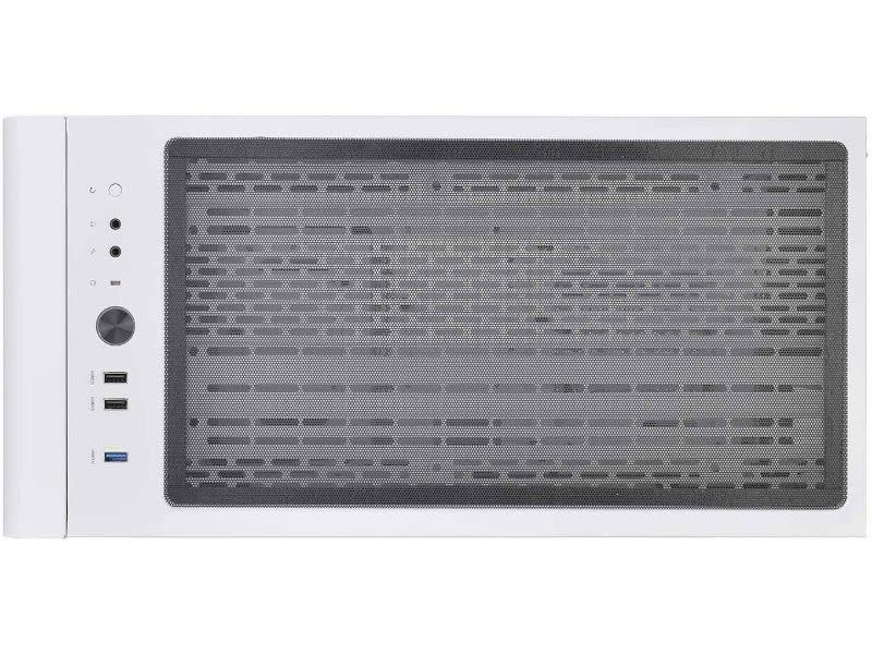 Thermaltake S300 Tempered Glass Snow Steel Mid Tower Desktop PC Case ...