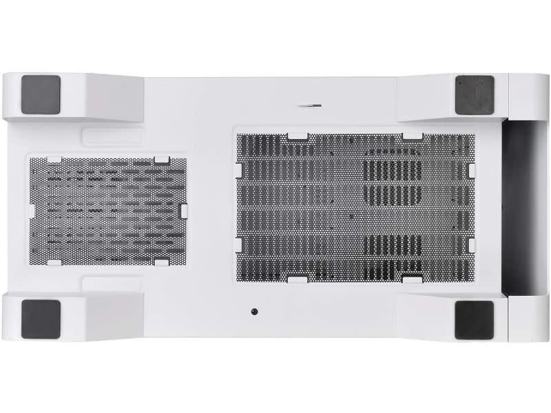 Thermaltake S300 Tempered Glass Snow Steel Mid Tower Desktop PC Case ...