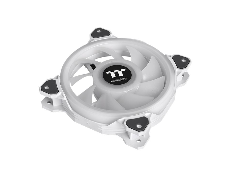Thermaltake Riing Quad 12 3x120mm White RGB Radiator Fans TT Premium ...