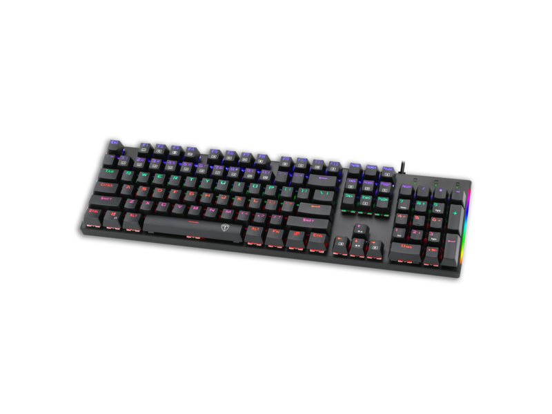 T-Dagger Naxos RGB Outemu Blue Switch Black Wired Mechanical Gaming ...