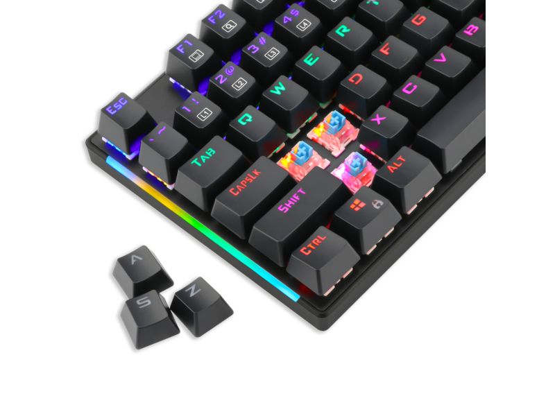 T-Dagger Naxos RGB Outemu Blue Switch Black Wired Mechanical Gaming ...