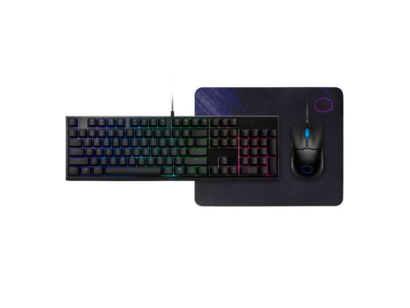 Cooler Master MS110 RGB Gaming Keyboard, Mouse and Mouse Pad Combo ...