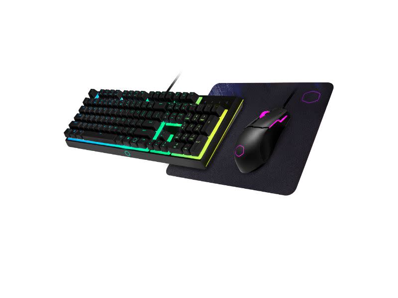 Cooler Master MS110 RGB Gaming Keyboard, Mouse and Mouse Pad Combo ...