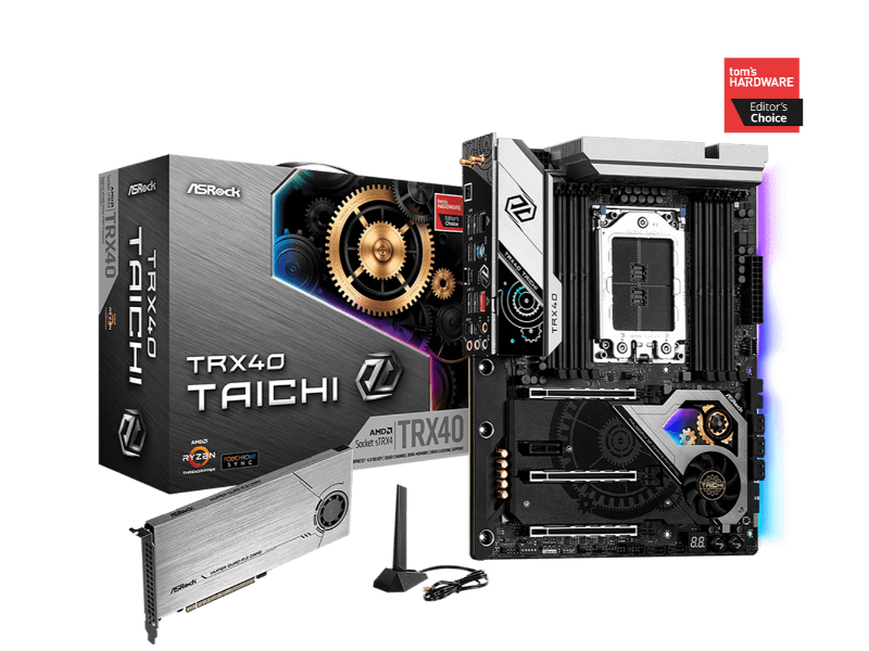 Asrock TRX40 Taichi AMD Threadripper STRX4 Socket ATX Desktop ...