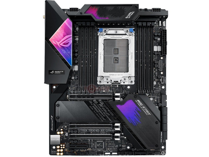 Asus ROG Strix TRX40-XE Gaming AMD sTRX4 Socket ATX Desktop Motherboard ...