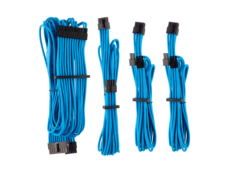 Corsair Premium Individually Sleeved PSU Cables Starter Kit Type 4 Gen ...