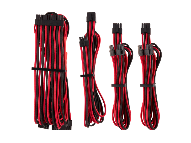 Corsair Premium Individually Sleeved PSU Cables Starter Kit Type 4 Gen ...