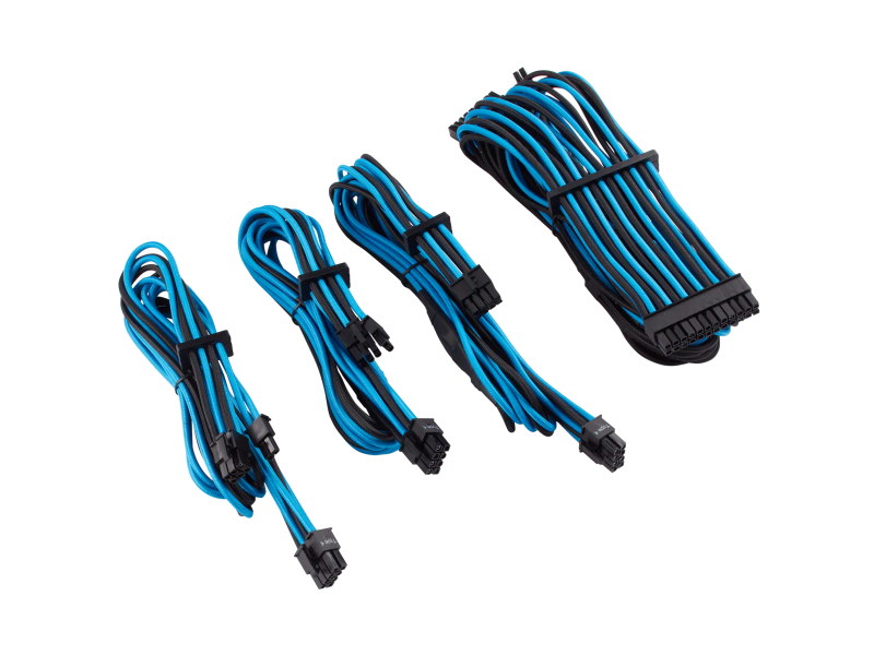 Corsair Premium Individually Sleeved PSU Cables Starter Kit Type 4 Gen ...