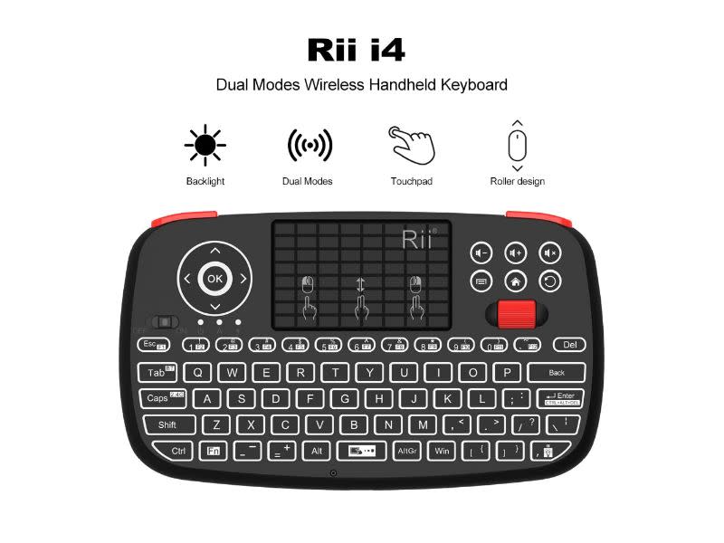 Rii Bluetooth 4.0 Wireless Keyboard Mini – Black | Keyboards ...