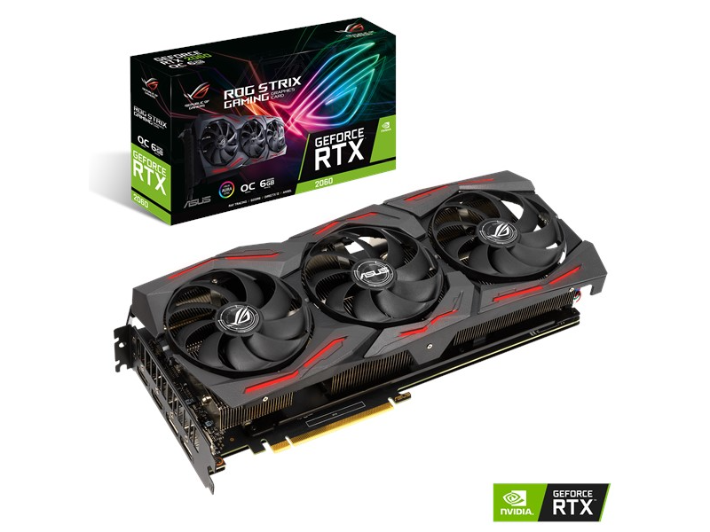 Asus ROG Strix GeForce RTX 2060 EVO OC Edition 6GB GDDR6 Graphics Card ...