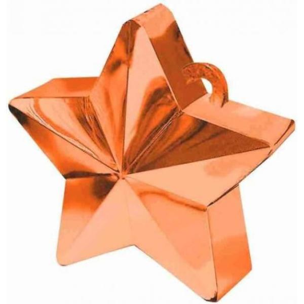 Orange Star Balloon Weight - Party Supplies - PartyLady