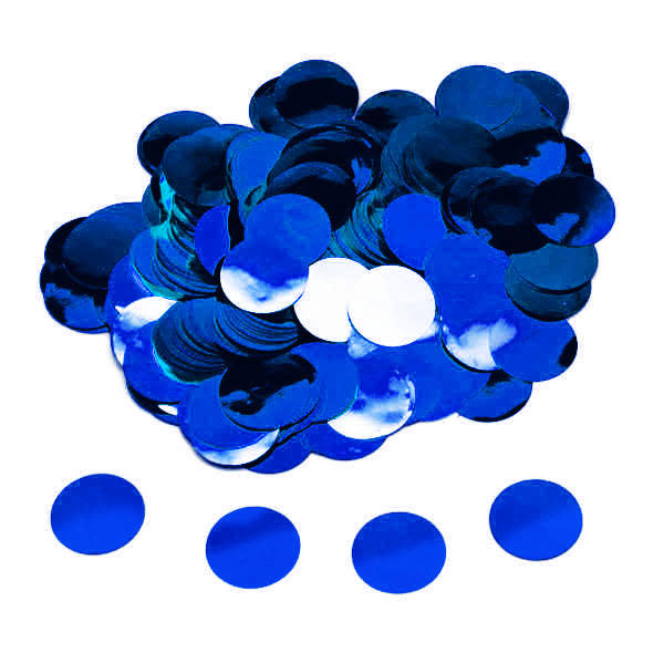 Royal Blue Foil Confetti 20g - Party Supplies - PartyLady