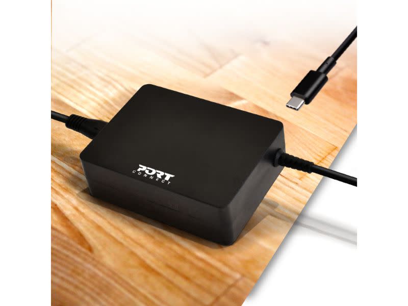 Port Connect 90W USB-C Notebook Adapter | Adapters | Dreamware Technology