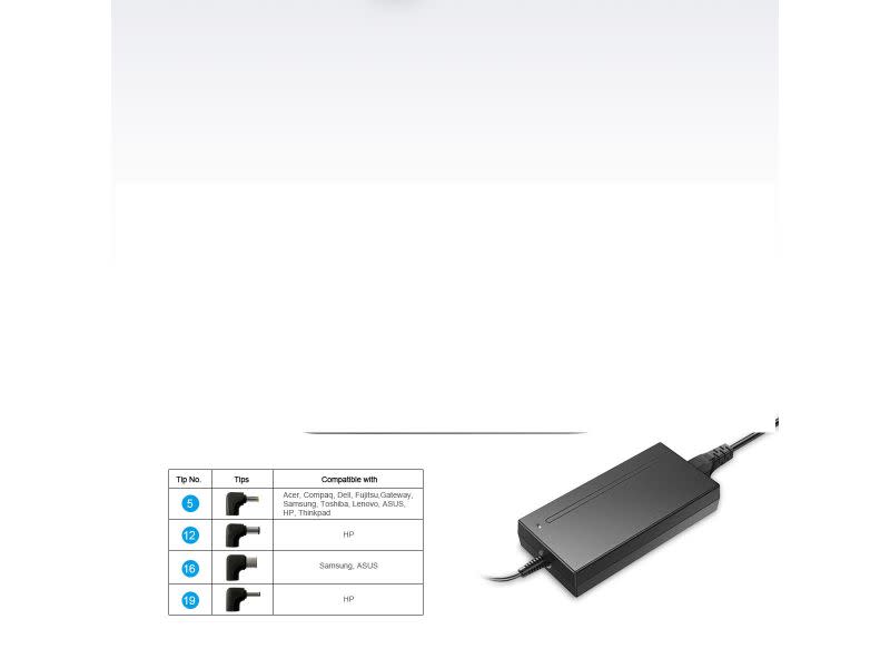 Huntkey 120W Universal Adapter | Adapters | Dreamware Technology