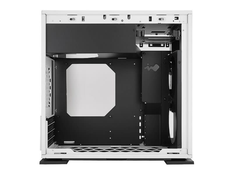InWin 301C White RGB Tempered Glass Micro-ATX Mini-Tower Desktop PC ...