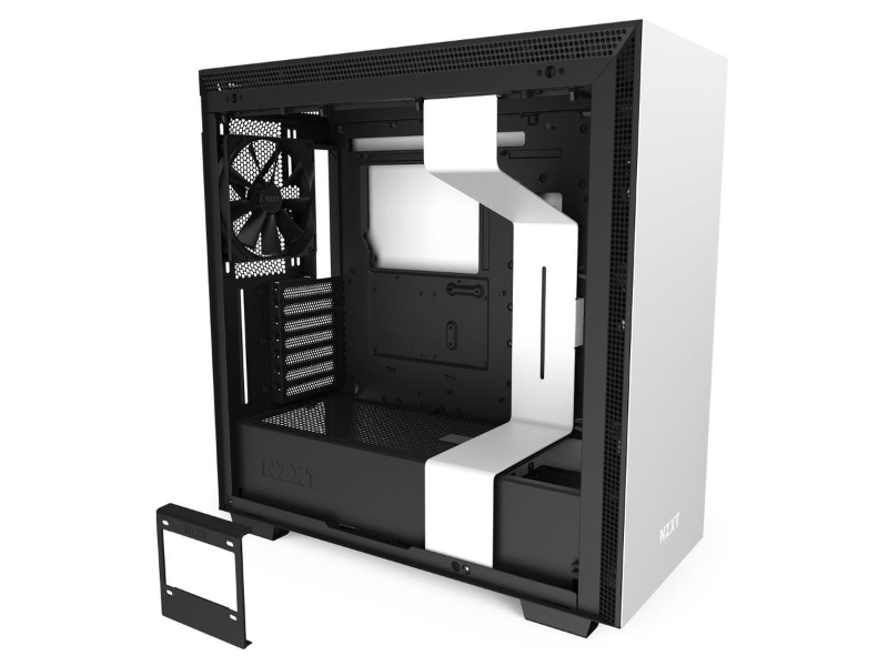 NZXT H710 Black/White ATX Mid Tower Desktop PC Case | PC Cases/Chassis ...