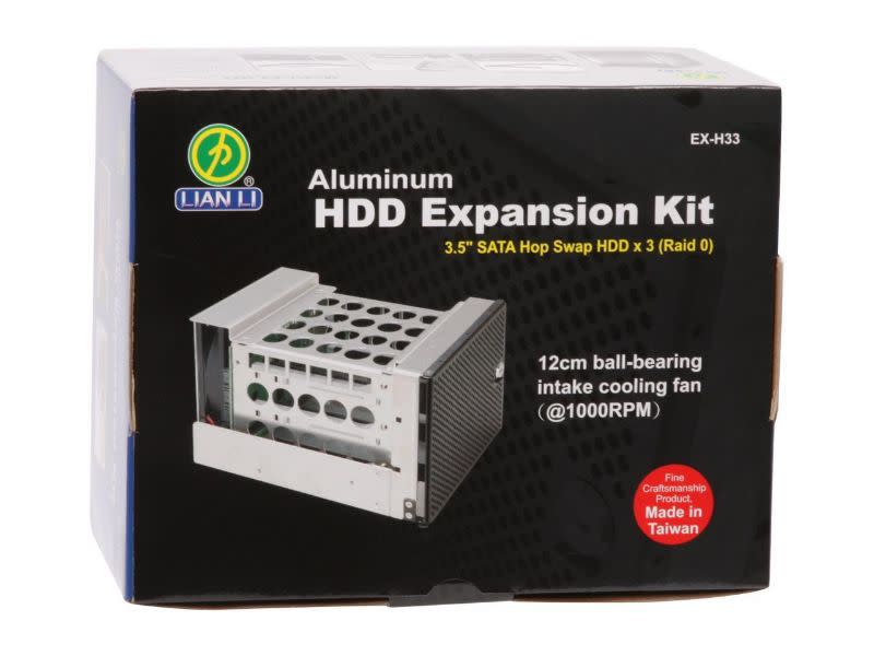 LIAN LI EX-H33 3 X 3.5" Internal Hard Drive Cage - Silver | Accessories ...