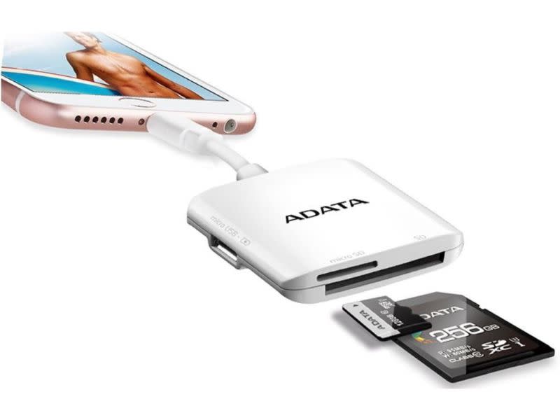 ADATA AI910 Lightning Card Reader Plus - Apple MFi Certification ...
