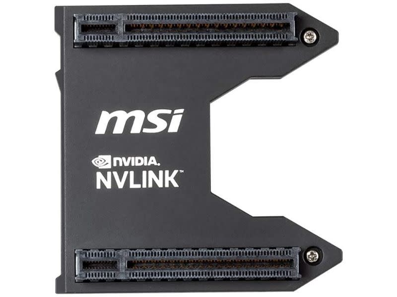 MSI Nvlink 2 Way Gpu Bridge On 1St And 4Th Slot | GPU SLI Bridges ...