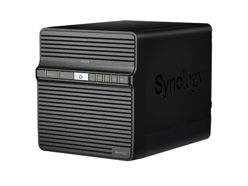 Synology DiskStation 4 Bay NAS; Quad Core 1.4GHz; 1GB DDR4 non-ECC RAM ...