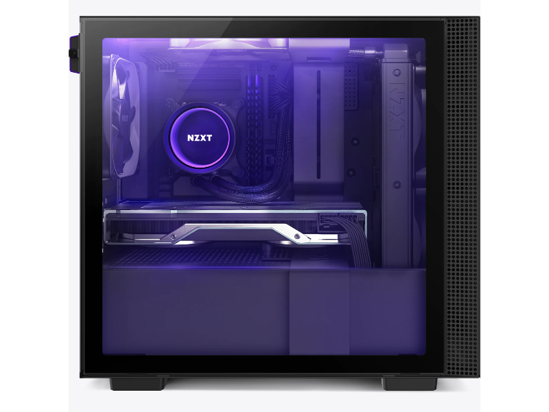 NZXT H210i Matte Black Mini-ITX Tempered Glass Gaming PC Case | PC ...
