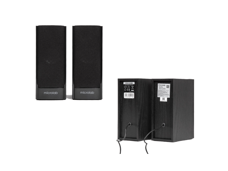 Microlab B56 2.0 Stereo Channel USB Powered Black Speakers | PC Speakers | Dreamware Technology