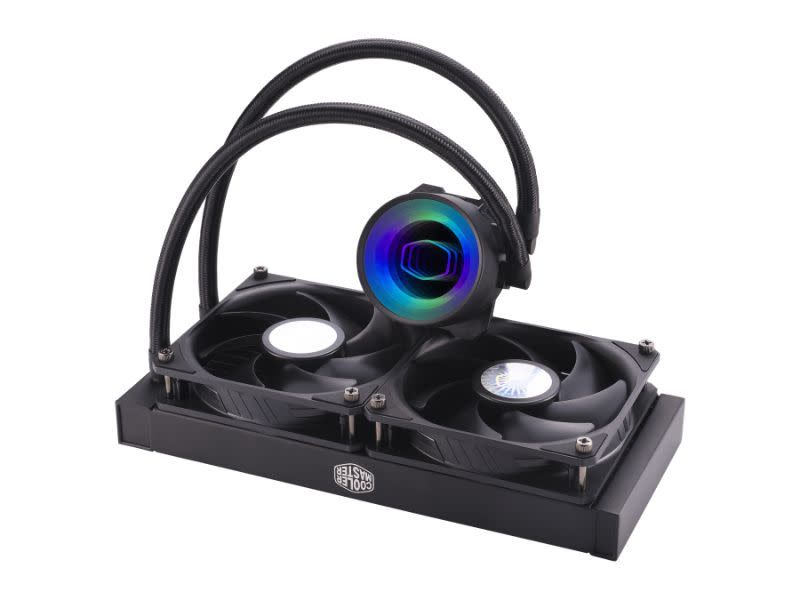 Cooler Master ML240 Vivid 240mm A-RGB Black AIO Liquid CPU Cooler | CPU ...