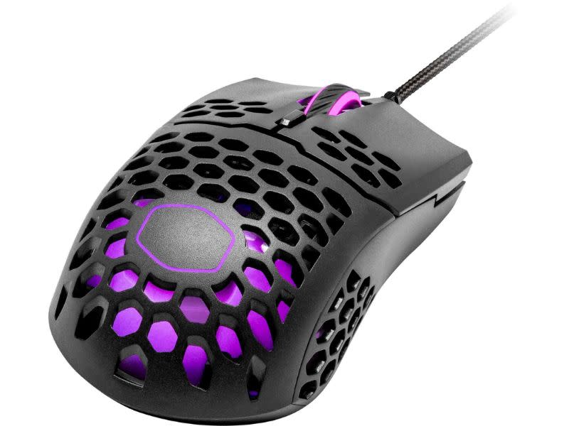 Cooler Master MM711 Lite 10K DPI Matte Black Wired Optical Gaming Mouse ...