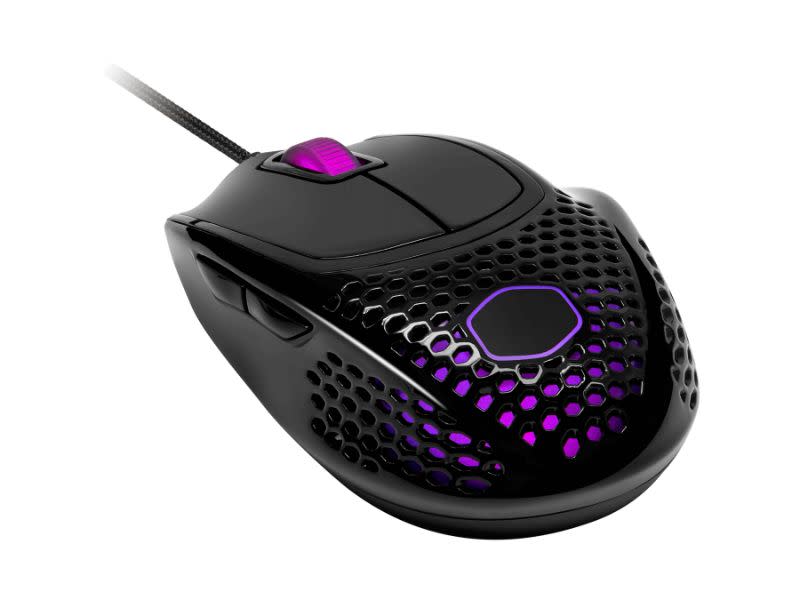 Cooler Master MM720 RGB Optical Sensor Gloss Black Wired Gaming Mouse ...